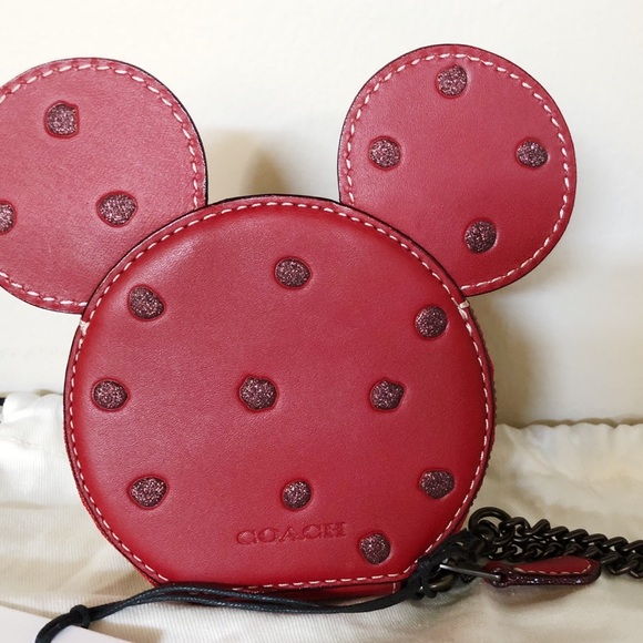 Coach | Bags | Disney X Coach Minnie Mouse Coin Purse Red Nwt | Poshmark